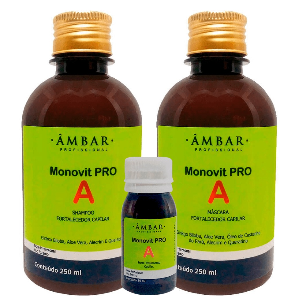 kit Monovit 250 ml +ampola | Shopee Brasil