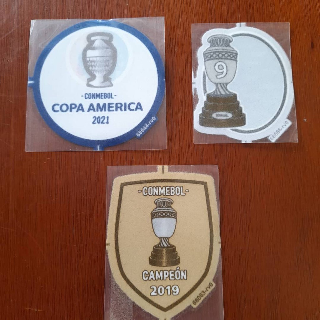 Patches Copa América 2021 originais de jogo 55 reais a unidade escolha ...