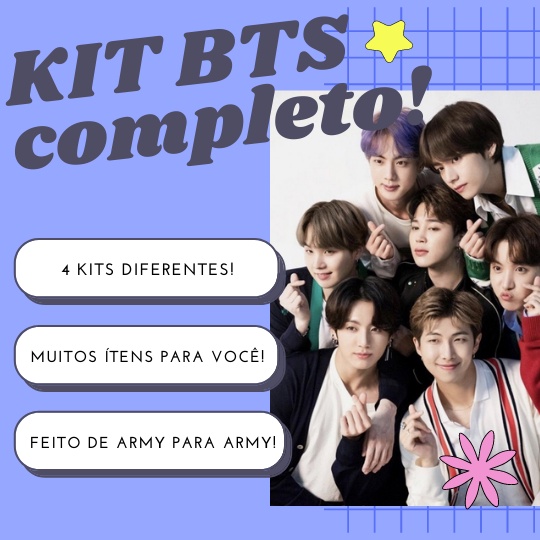 Kit BTS Completo! - Especial da Loja. | Shopee Brasil