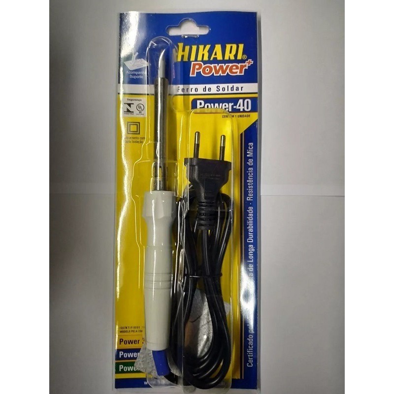 Ferro De Soldar Hikari Power Profissional Power 60hz X 220v | Shopee Brasil