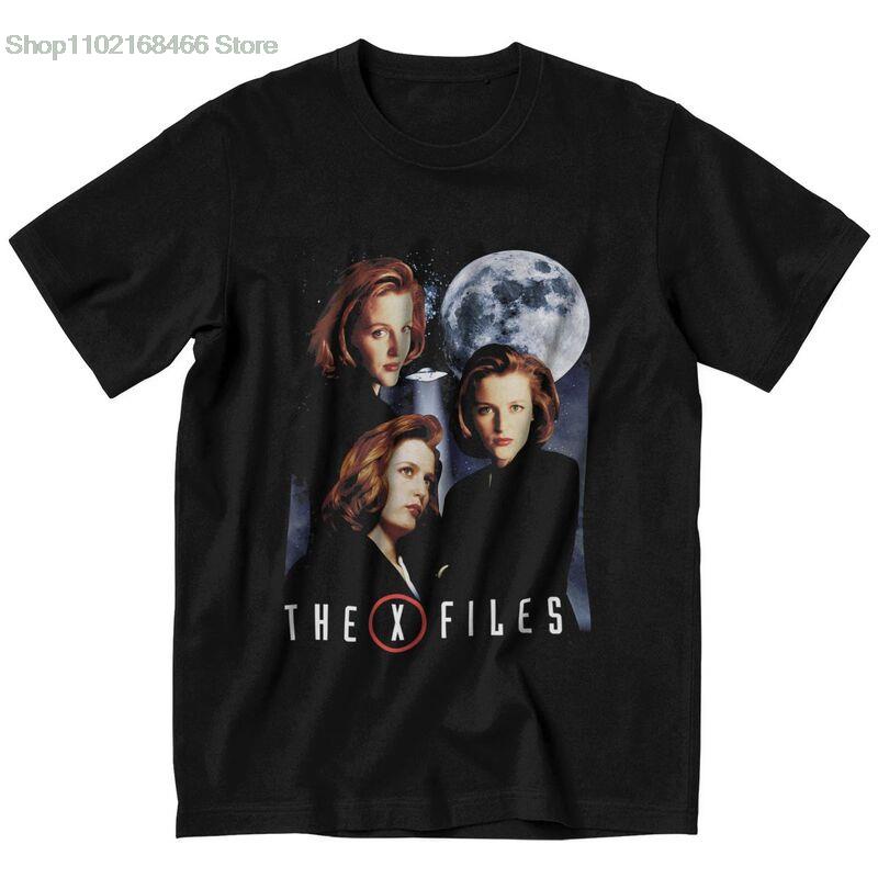 Clássico Vintage The X Files T shirt Homens De Manga Curta Muitos ...