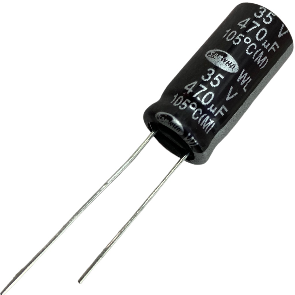 Capacitor Eletrolítico 470uf X 35v 105° - 25 Unidades | Shopee Brasil