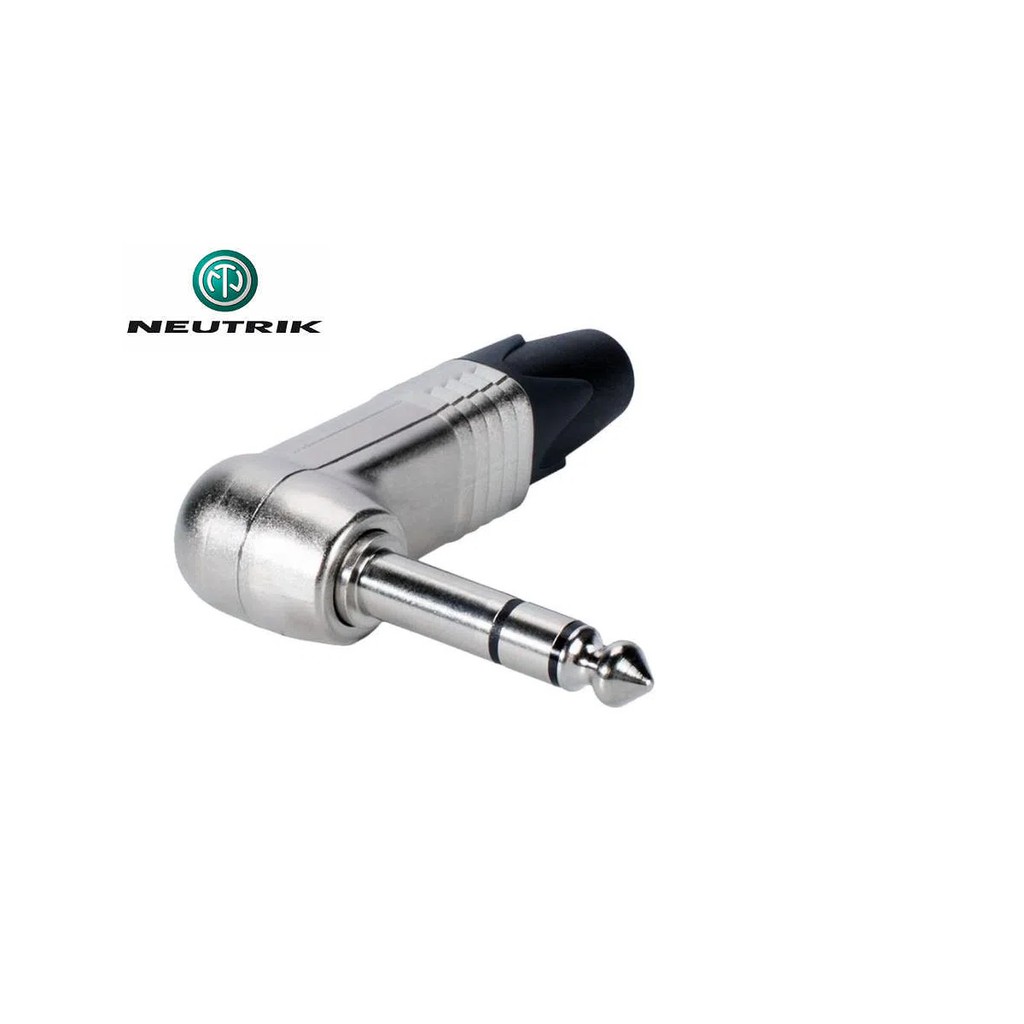 Conector Plug P10 Stereo 90 Graus L Neutrik Np3rx Original | Shopee Brasil