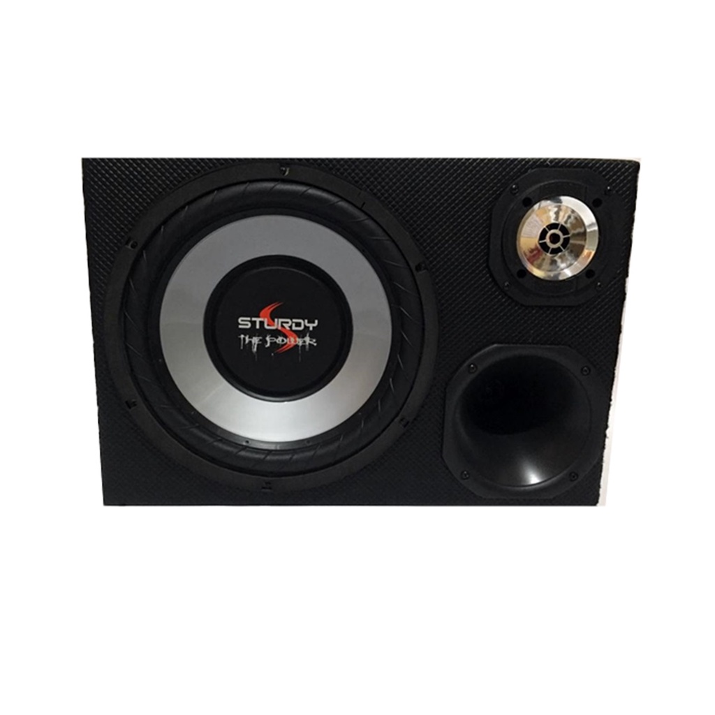 Caixa Trio Amplificada 12 Polegadas Sturdy 400 Watts Rms Prata | Shopee ...