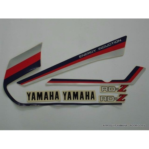 RDZ 125 RDZ125 Kit Faixas Adesivos Gráficos Yamaha Rdz 125 Ano 84 Cor ...