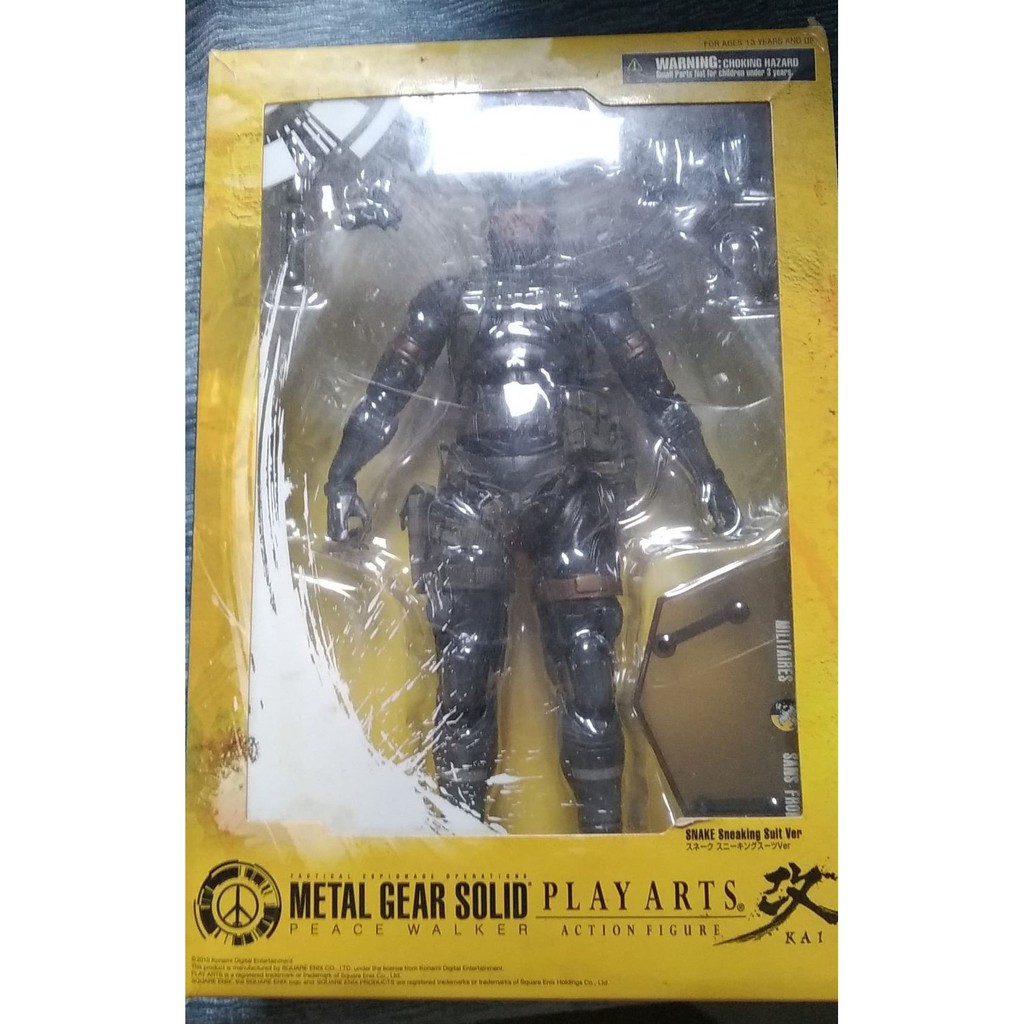 Metal Gear Solid Snake Sneaking Suit Play Arts Kai square enix boneco ...