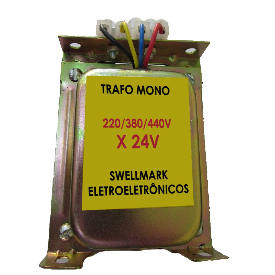 Transformador de Comando 220v/380v/440v x 24V 50VA | Shopee Brasil