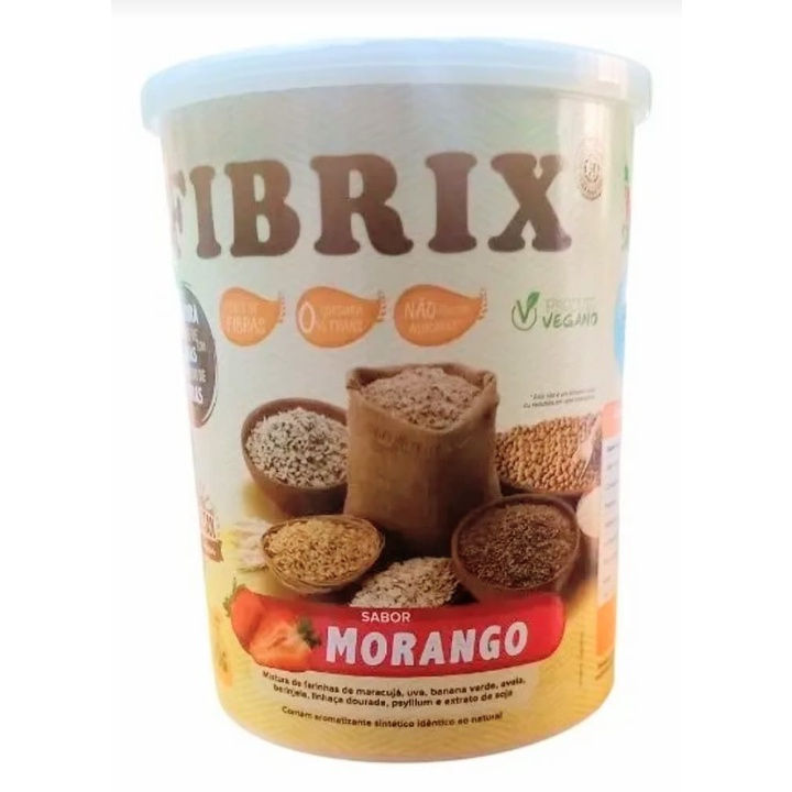 Regulador Intestinal Fibrix Morango 200g | Shopee Brasil