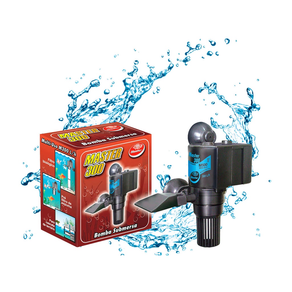 Bomba Submersa 300l/h Para Aquario, Lagos, Sump Master - Escorrega o Preço