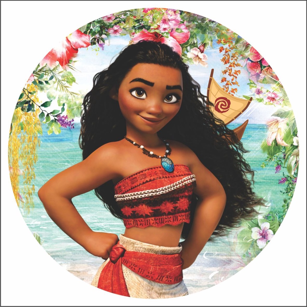 Painel Redondo Tecido Sublimado Noana | Shopee Brasil