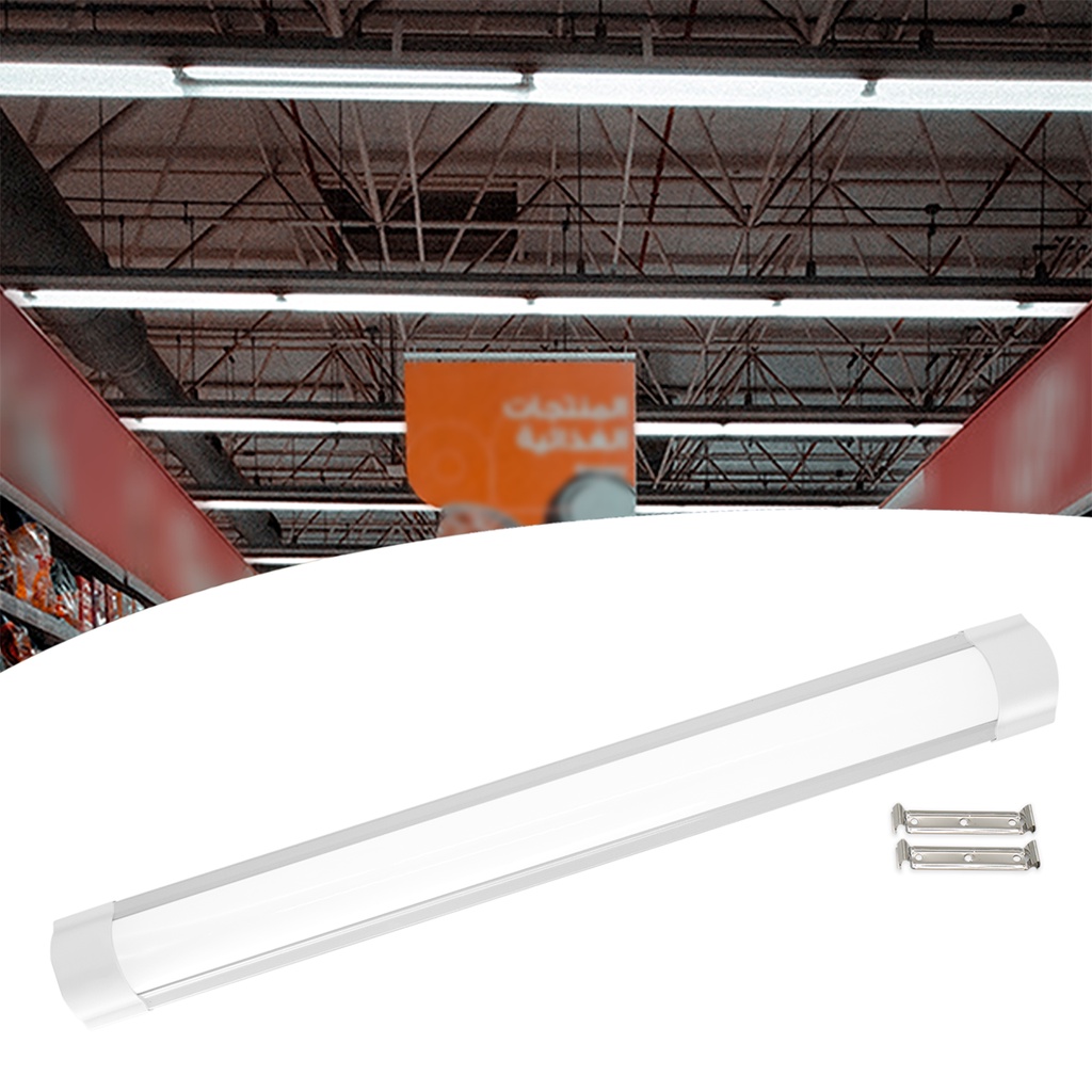 Luminária Tubular Sobrepor Led Linear 18w Branco Frio 60cm | Shopee Brasil