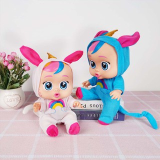 Baby Dolls Cry Neonatal Fala Com Música Brinquedos Barbie Baby's Figure ...