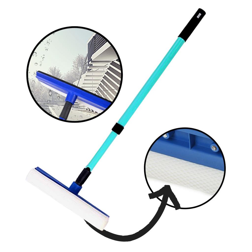 Mop rodo magico extensivel retratil 2 em 1 limpa e seca janela carro ...