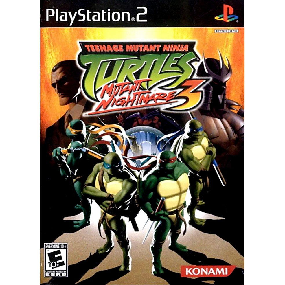 Teenage Mutant Ninja Turtles 3 Mutant Nightmare jogo playstation ps2 ...