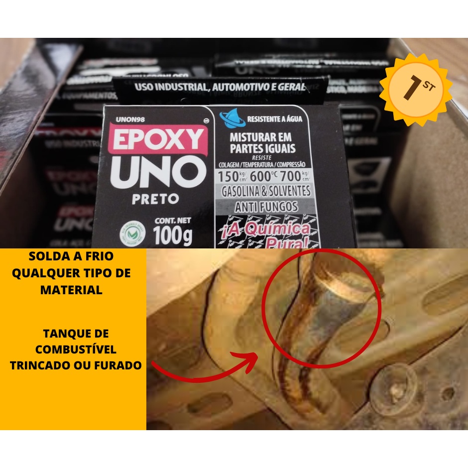 ADESIVO EPOXY UNO | Shopee Brasil