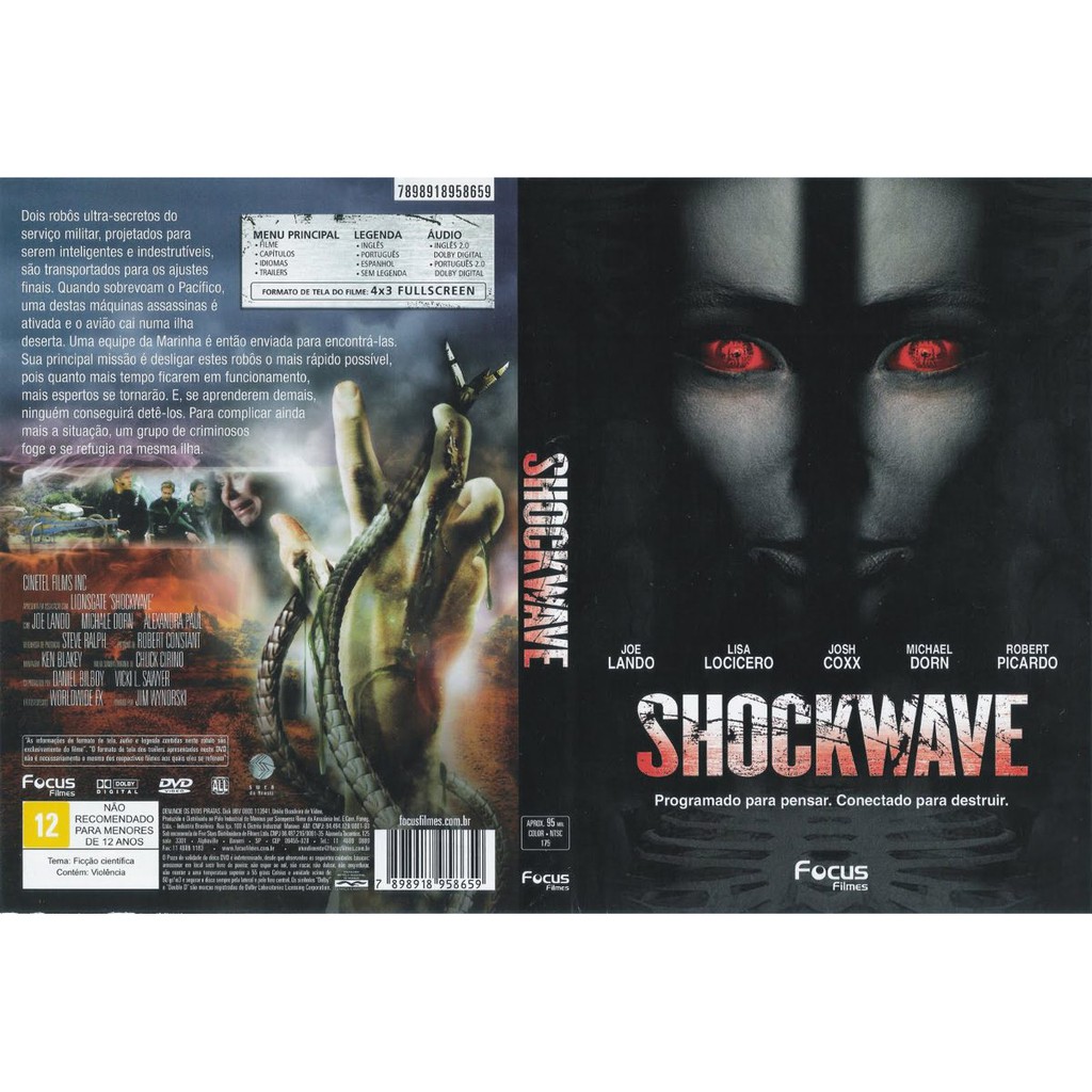 Dvd Shockwave, Joe Lando, Suspense, Original | Shopee Brasil