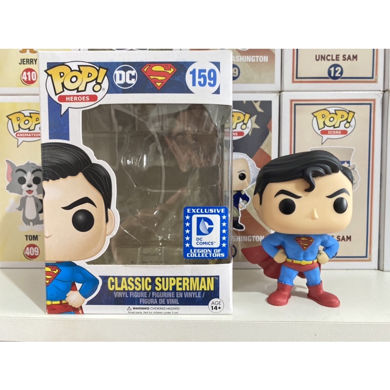 Funko Pop Dc Comics Classic Superman Exclusive #159 | Shopee Brasil
