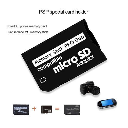 Adaptador Psp Micro Sd Pro Duo Sony Câmeras Photofast Novo! | Shopee Brasil