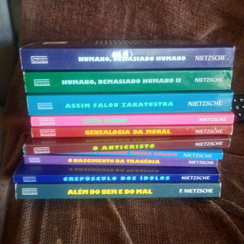 Lote 10 livros do Nietzsche (Companhia das Letras): Além do Bem e do ...