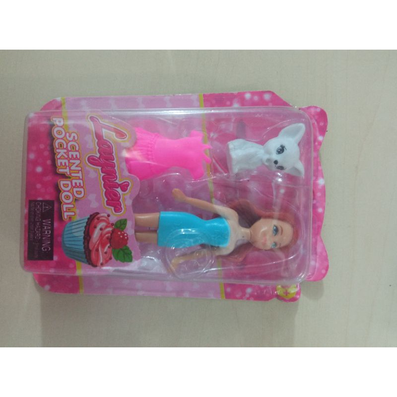 Mini Boneca Laynier com Roupa e Suporte Estilo Polly Brinquedo | Shopee ...