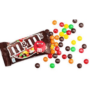 Kit c/ 4 Confeitos de Chocolate ao Leite 45g M&M | Shopee Brasil