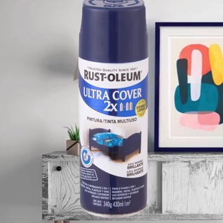 Tinta Spray Rust Oleum Ultra Cover 2x - Azul Marinho Brilhante | Shopee Brasil