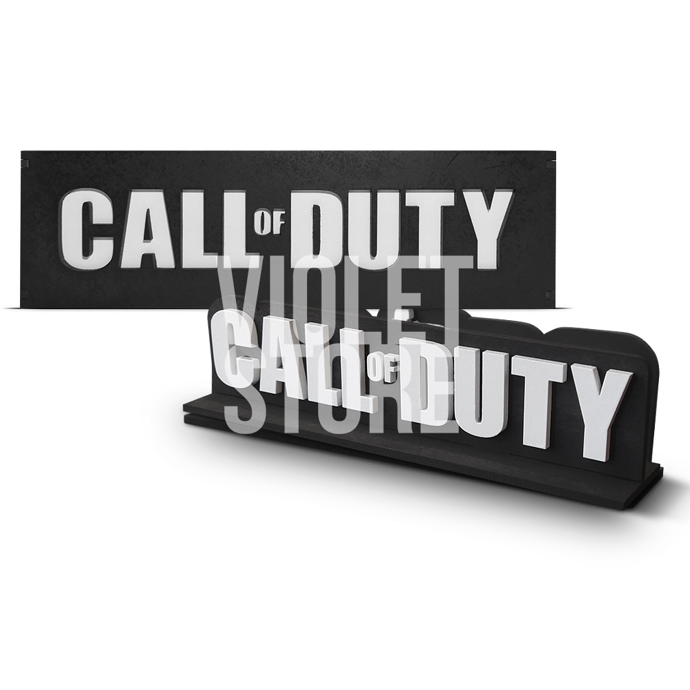 Kit Luminária Gamer Exclusiva Jogo Call Of Duty WarZone De Led ...