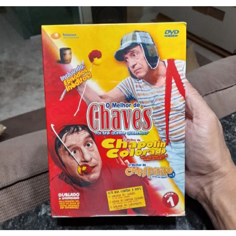 Box Dvd O Melhor Do Chaves E O Melhor Do Chapolin Colorado | Shopee Brasil
