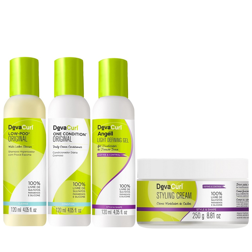 Kit Home Car Deva Curl Cacheadas (4 Itens) | Shopee Brasil