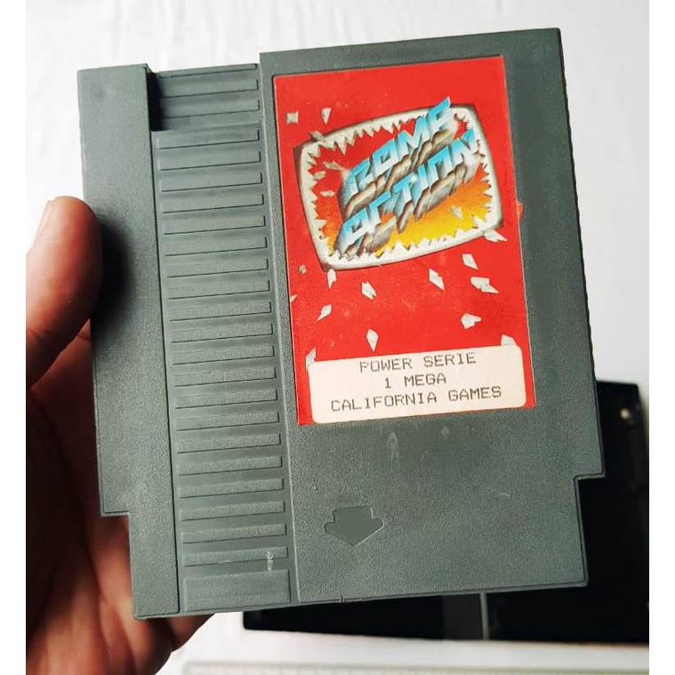 Raridade - Jogo de Nintendinho 8 Bits - California Games - 72 Pinos - Anos 90 - Funcionando ...