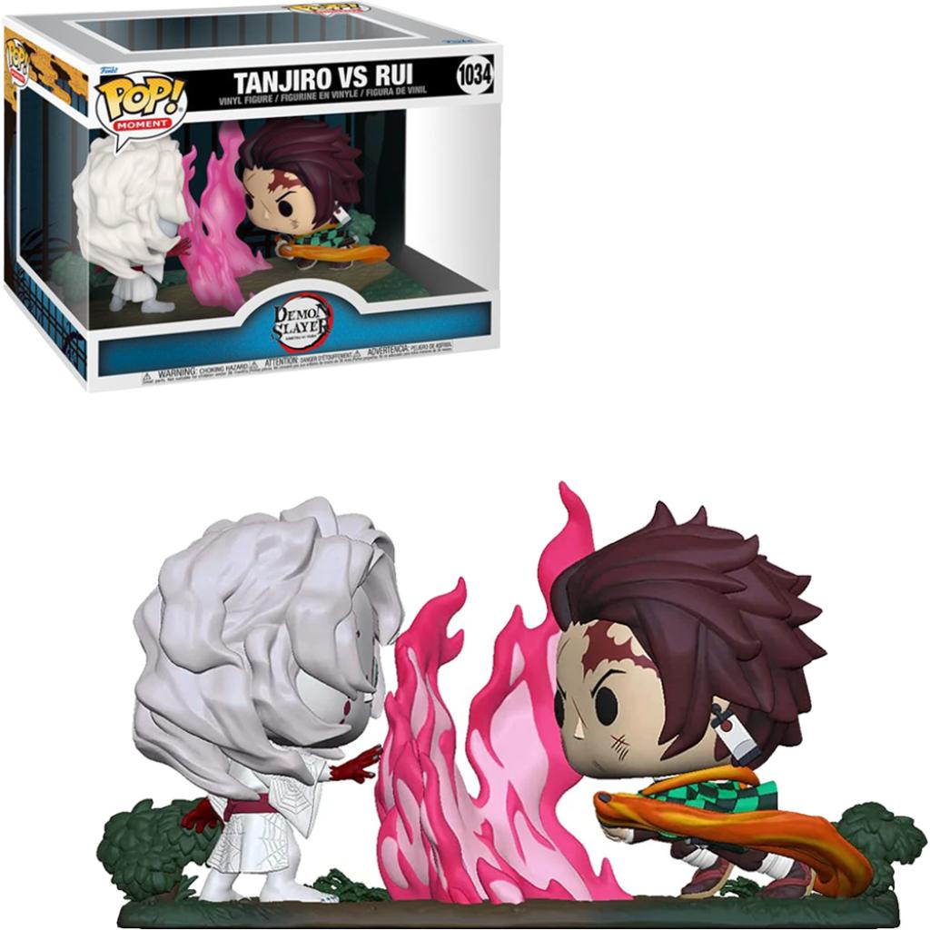 Funko Pop! Demon Slayer Moments Tanjiro Vs Rui #1034 | Shopee Brasil