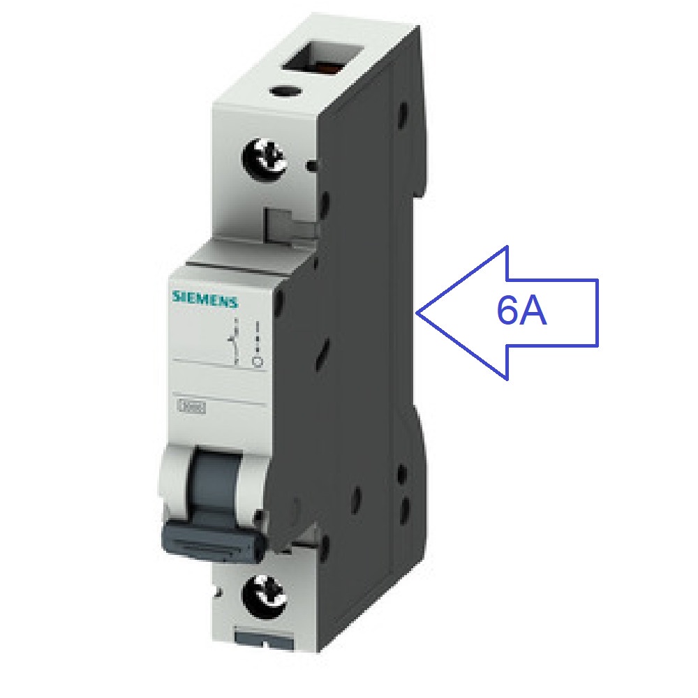 Disjuntor din bifasico curva-c 6a 5sl1206-7mb Siemens | Shopee Brasil