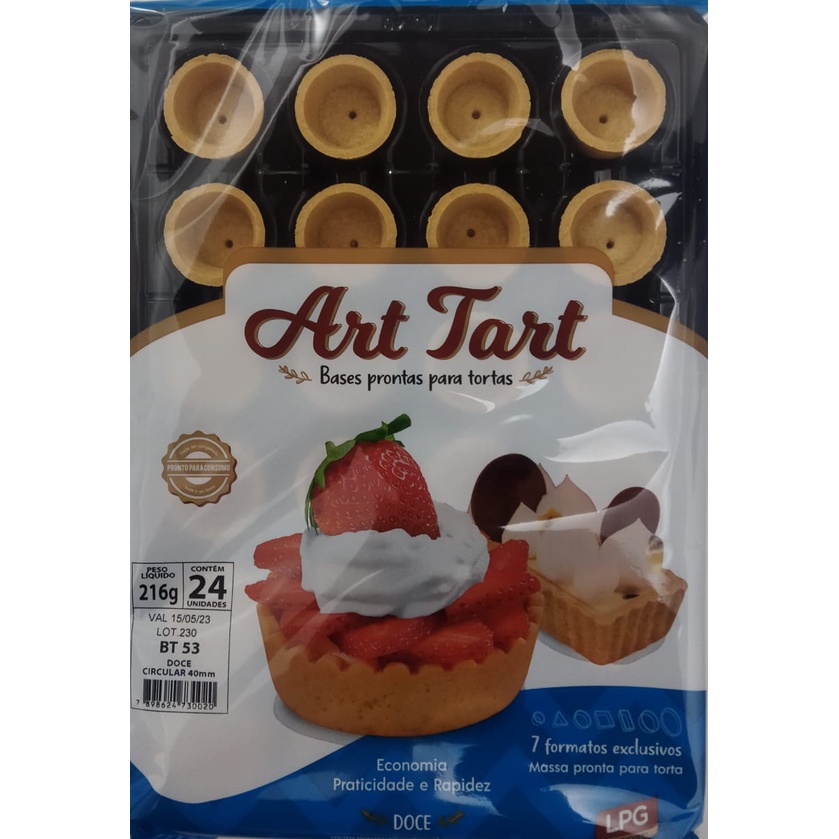 Base Tortinha Art Tart Doce 4 Cm, com 192 Unid. | Shopee Brasil Base Tortinha Art Tart Doce 4 Cm, com 192 Unid. | Shopee Brasil