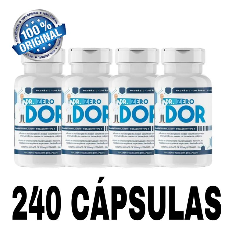 4 dr zero dor 240 cápsulas/ORIGINAL | Shopee Brasil