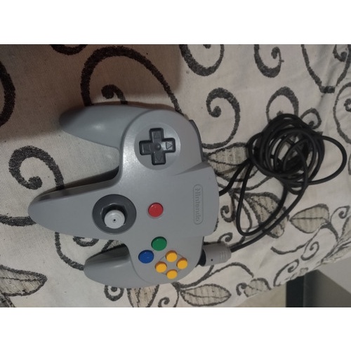 Controle Nintendo 64 Nus-005 Jpn Cinza E766 | Shopee Brasil