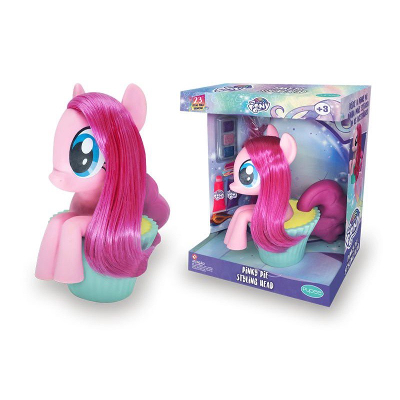 Boneca My Little Pony Styling Head Pinkie Pie - Pupee | Shopee Brasil