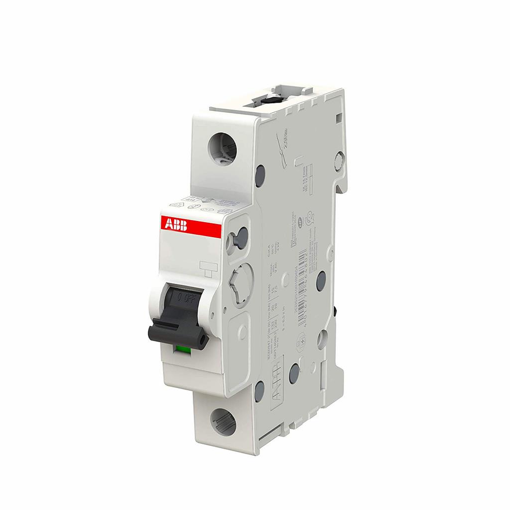 Disjuntor Mini Din Unipolar 6A Curva C 6ka 230/400V Abb | Shopee Brasil