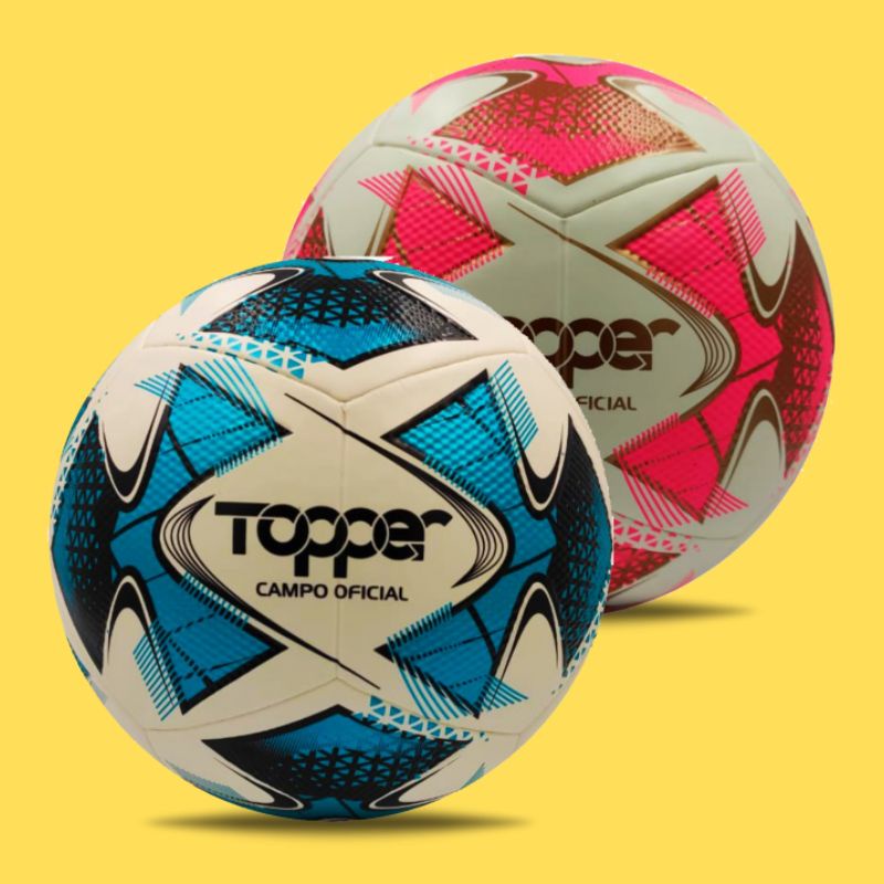 Bola de Futebol de Campo Topper 22 Original Sem Costura | Shopee Brasil