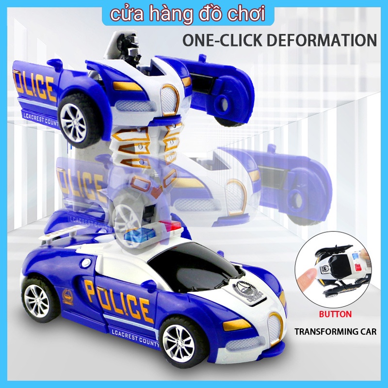 Auto Transforming Car Children Crash Transformers Toys Autobot Robot ...