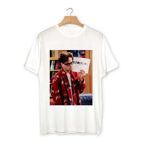 Camiseta Tradicional The Big Bang Theory Leonard Sarcasm B826 | Shopee ...
