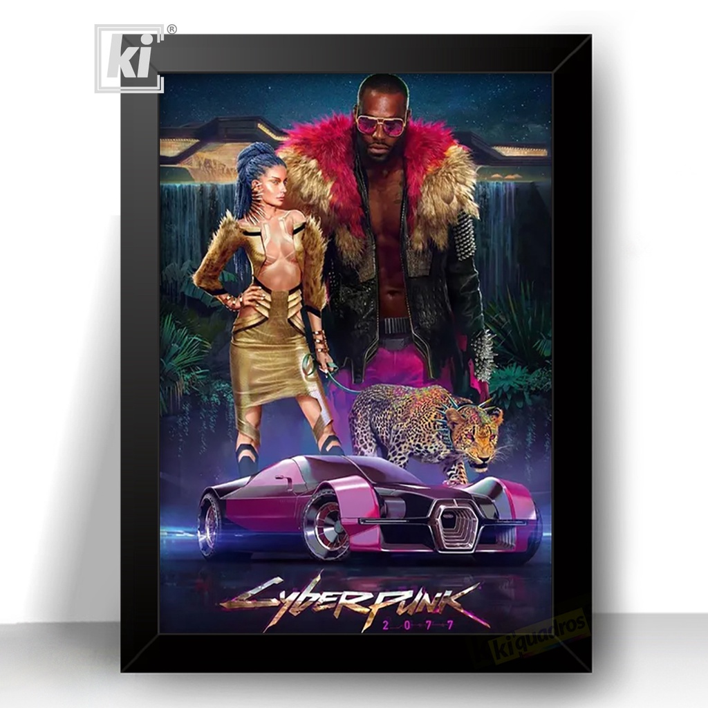 Quadro Cyberpunk 2077 Style And Substance moldura 44cm | Shopee Brasil