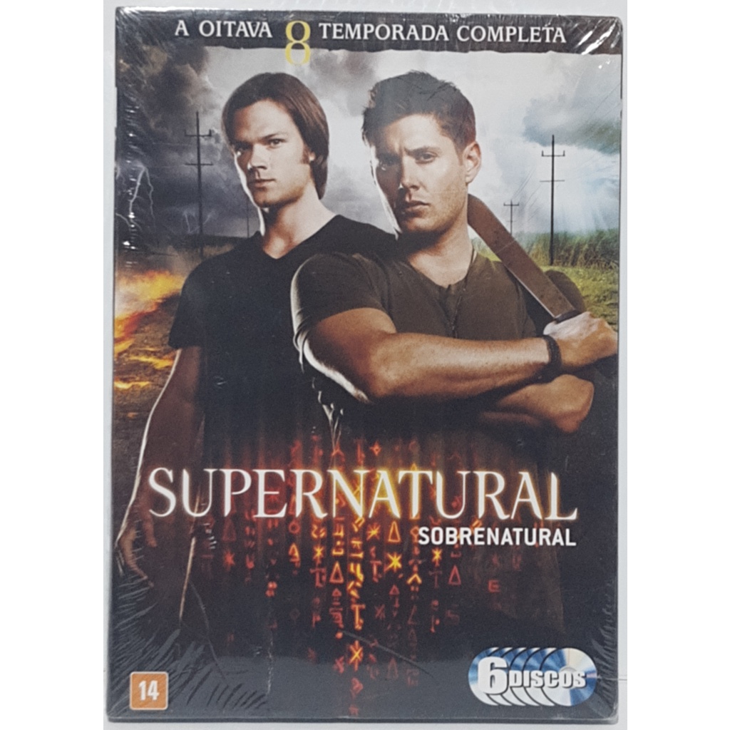 DVD Supernatural 8 temporada (Lacrado) | Shopee Brasil