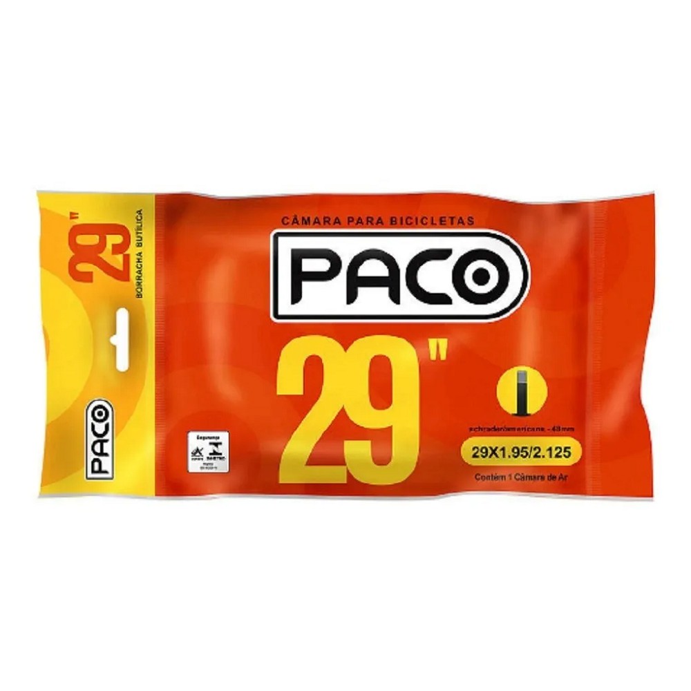 Câmara De Ar Mtb Aro 29 Bico Grosso 48mm Original Com Nf | Shopee Brasil