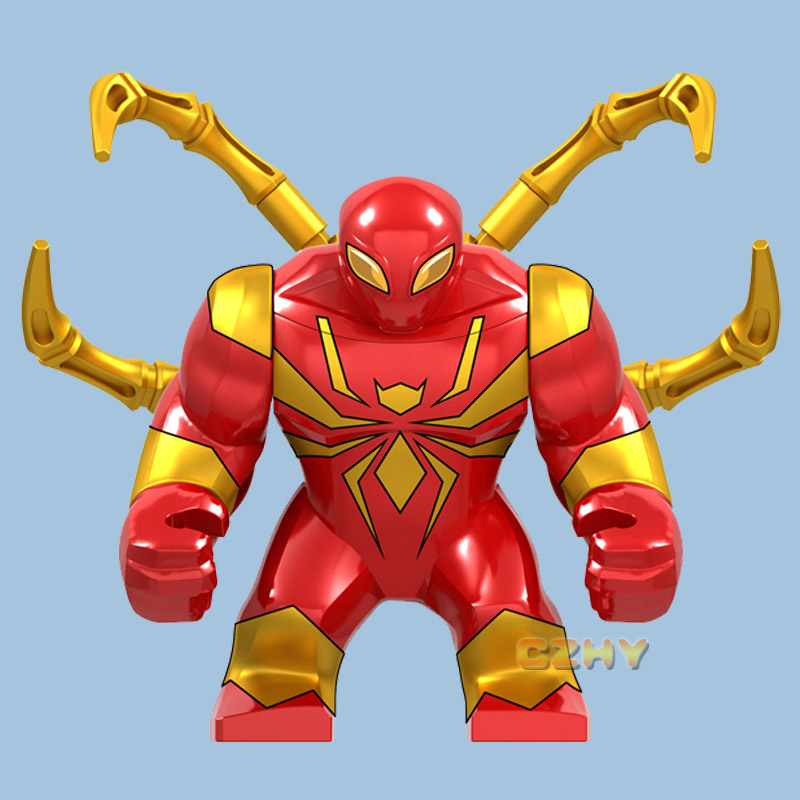 Brinquedos Vermelho Homem Aranha Grande Minifigures Menino GD197 ...