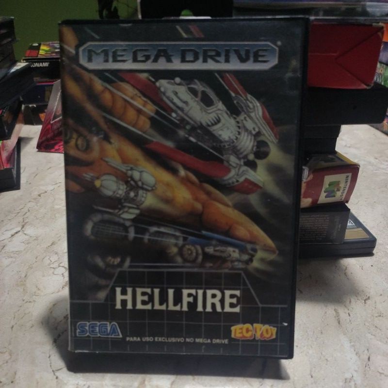 Jogo original Hellfire de Mega Drive | Shopee Brasil