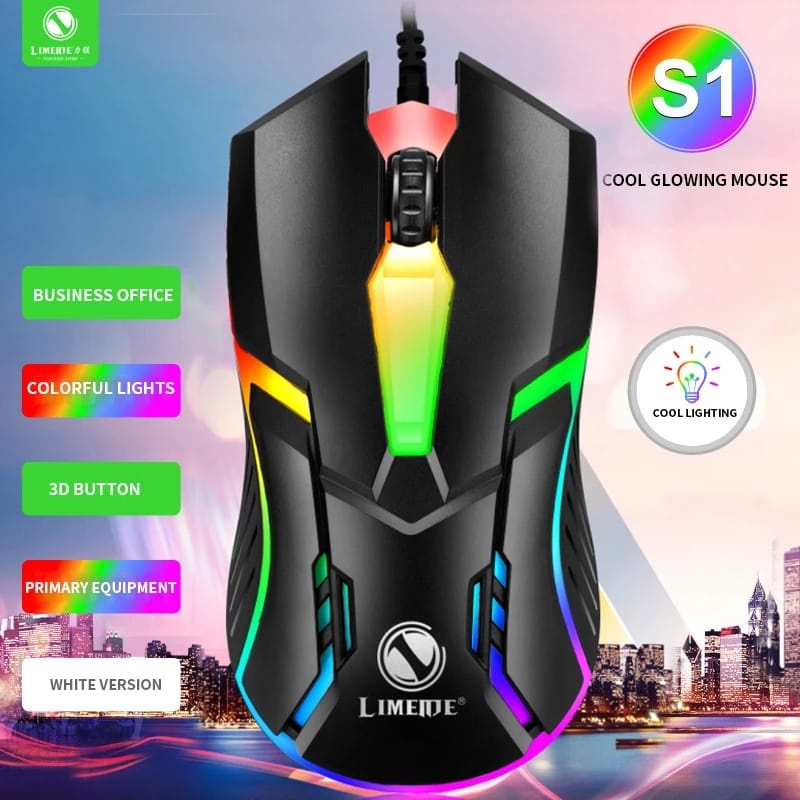Mouse Gamer usb 2400 Dpi LIMEIDE PT 1 UN | Shopee Brasil