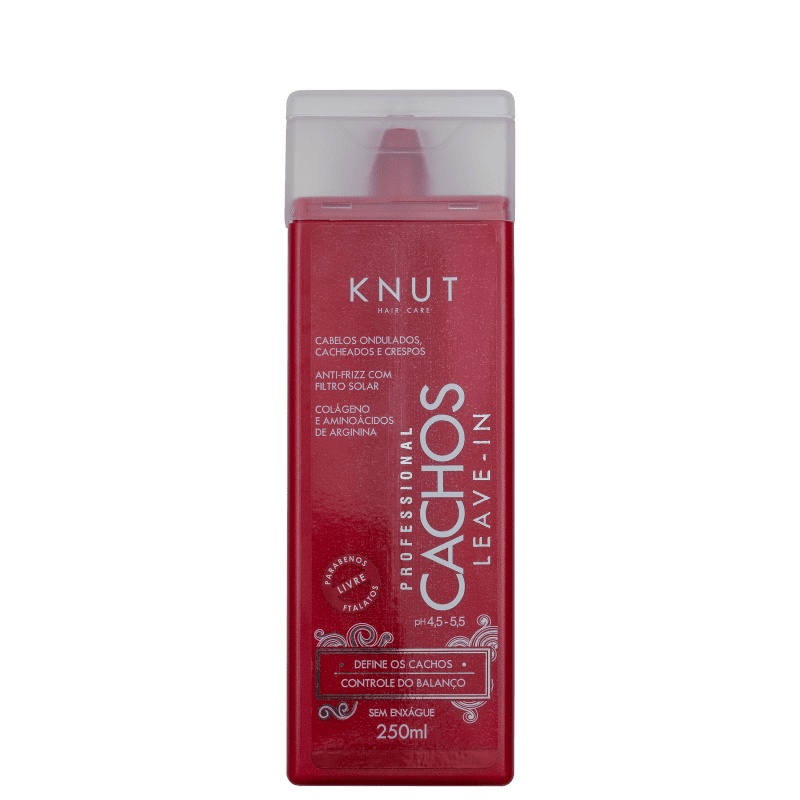 Shampoo Cachos Knut Para Cabelos Ondulados, Cacheados e Crespos 250ml ...