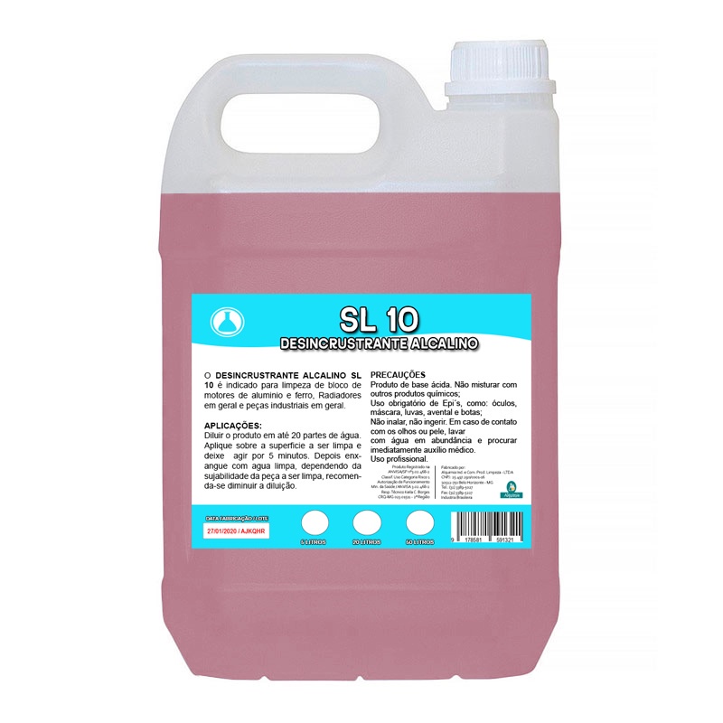 Solupan Desengraxante Super Concentrado 1 Por 10 - 5 Litros | Shopee Brasil