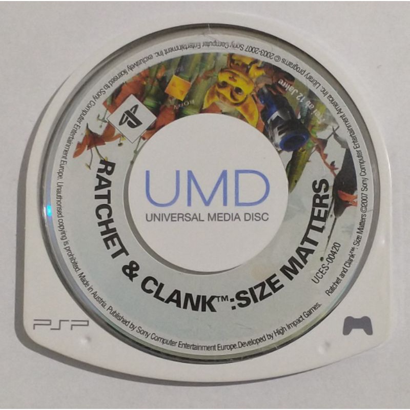 Ratchet & Clank: Size Matters - Jogo UMD PSP | Shopee Brasil