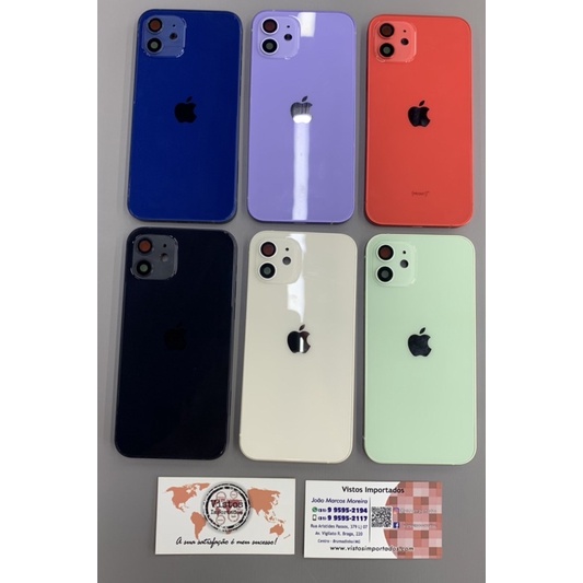 Carcaça com Aro Iphone 12 Versão Anatel | Shopee Brasil